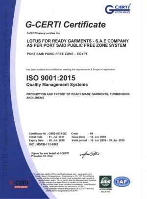 Certificates - Lotus