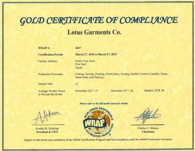 Certificates - Lotus