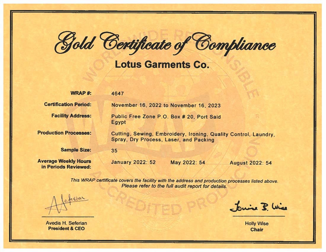 Certificates - Lotus